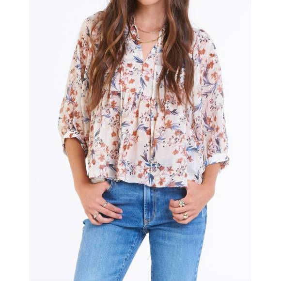 Dear John | Tops | New Dear John Denim Malia Blouse In Spring Romance | Poshmark